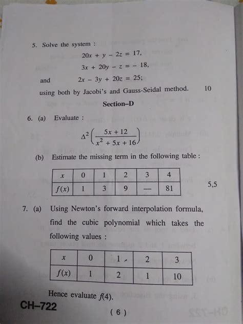 Bca Numerical Methods Question Paper Hpu Bca Numerical Methods Question Paper Hpu