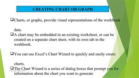Ms Excel Basic About Data Graph And Pivot Table Ppt Computer