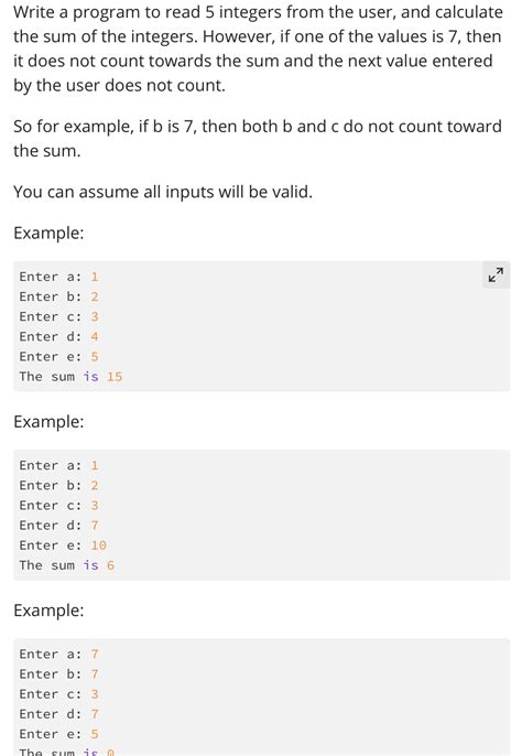 Solved Write A Program To Read 5 Integers From The User And Chegg Com