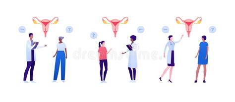 Reproductive System Infographic Poster Vector Flat Medical