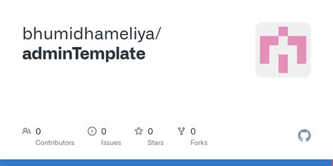 GitHub Bhumidhameliya AdminTemplate