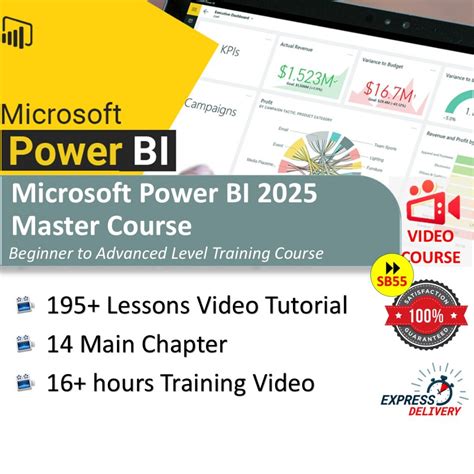 [video Course] Microsoft Power Bi 2025 Master Course Beginner To Advanced Training Course [195