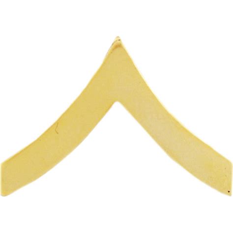 Usmc Private First Class Rank Insignia Gold Plated Michaels