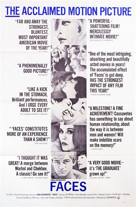 Faces Film Américain De John Cassavetes 1968