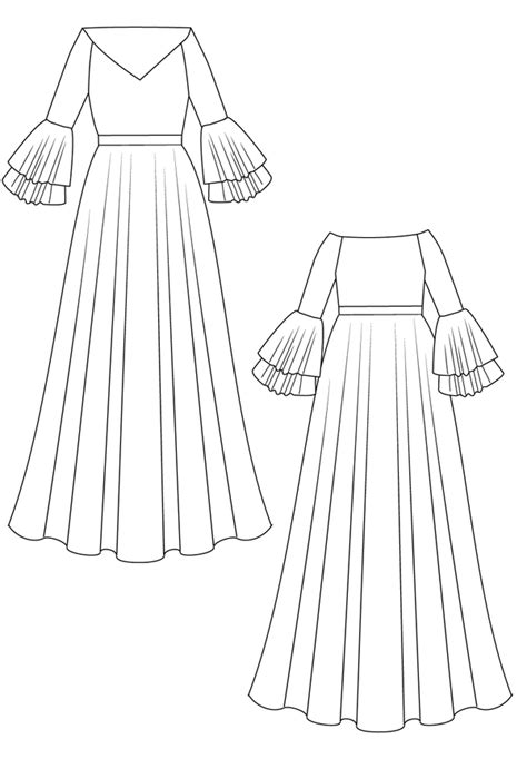 Idia Plus Size Evening Gown In Burgundy