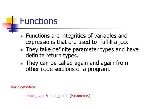 PPT Class And Functions PowerPoint Presentation Free Download ID 1447699