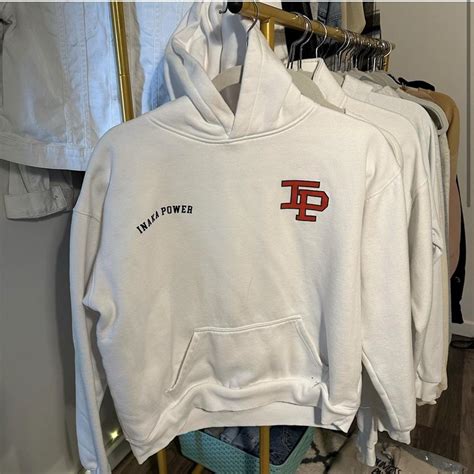 Inaka Power Limited Edition White Unisex Logo Hoodie Depop