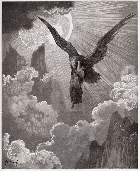The Divine Comedy Purgatorio Canto 9 Dante In A Dream Is Carried