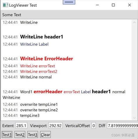 日志查看器：显示日志记录信息的快速wpf控件c Wpf 显示系统启动的日志 Csdn博客