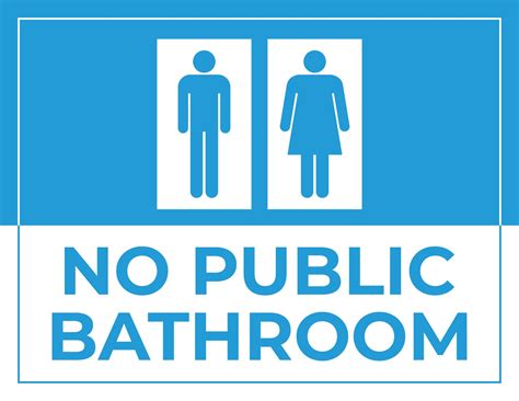 Free Printable Bathroom Sign Templates Pdf Toilet Sheet