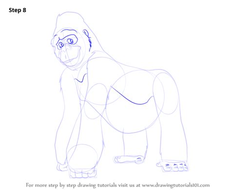 How To Draw Kala From Tarzan Tarzan Step By Step