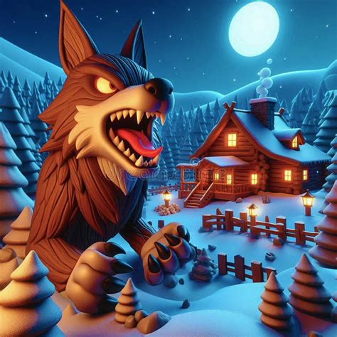 Big Fox Monster Stock Illustration Illustration Of Clothing 360132814