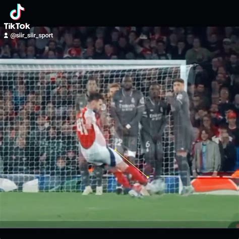 تقنية تسديد الكرة خلال مباراة ريال مدريد ضد ارسنال Siirsiirsport