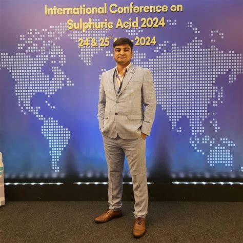 Ritam Biswas On Linkedin Attending International Conference On Sulphuric Acid 2024 Mumbai