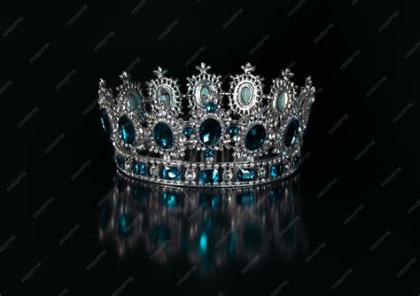 Premium Photo Queen Crown Isolated On Black Background