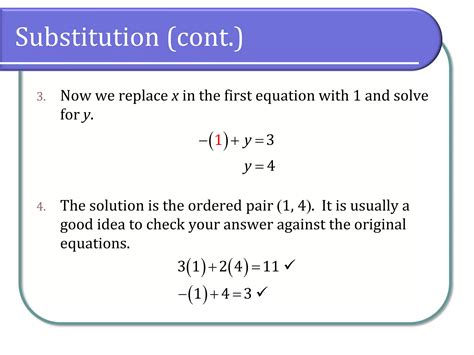 7 1 systems of linear equations two variables ppt