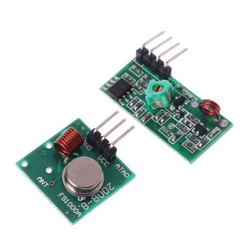 Kit Modulo Rf Emisor Y Receptor 315mhz Pic Tecneu
