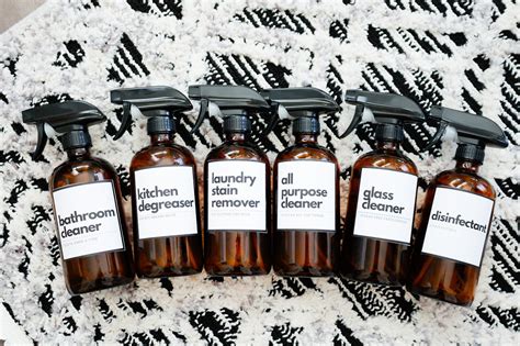 Cleaning Labels Spray Bottle Labels Custom Labels Printable