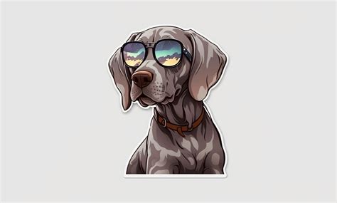 Weimaraner Cute Clipart Graphic By Poster Boutique · Creative Fabrica