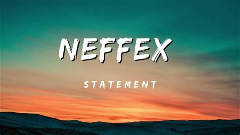 Neffex Statement Youtube