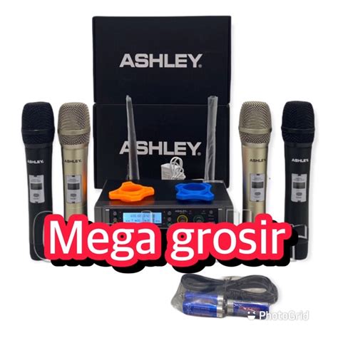 Jual Mic Wireless Ashley Mc Pro Microphone Ashley Mc Pro Original Shopee Indonesia