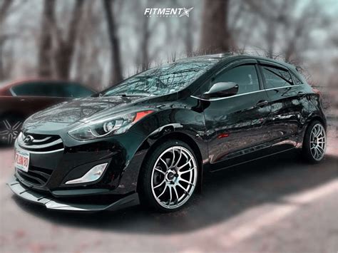 2013 Hyundai Elantra Gt Base With 18x8 5 Avid1 Av20 And Vercelli 215x35