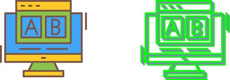 Ab Testing Icon Design 45516505 Vector Art At Vecteezy