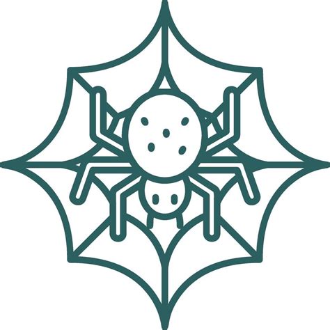 Spider Web Line Gradient Green Icon 38960489 Vector Art At Vecteezy