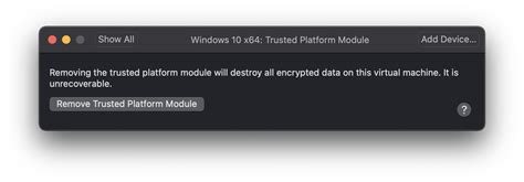 Add A TPM To A VMware Fusion VM Out Of Office Hours