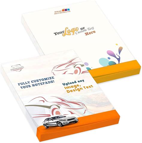 Custom Notepads 50 Sheets Raj Designs