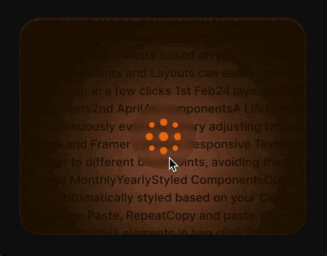 Decrypt On Hover Framer UI Kit Design System