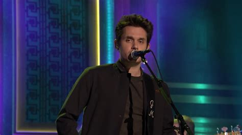 John Mayer Performs Love On The Weekend On The Tonight Show