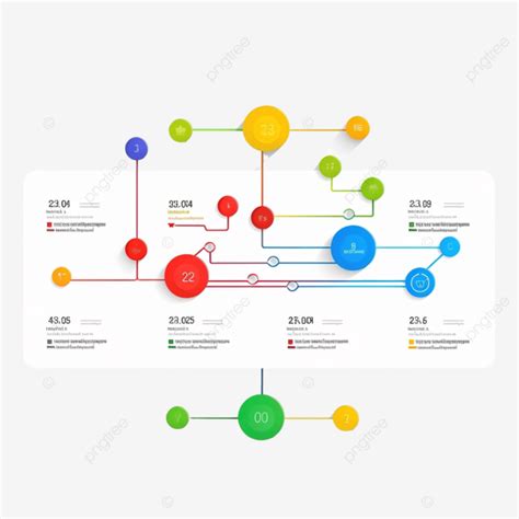 Horizontal Timeline Or Flowchart With Three Square Elements And Space For Data 3 Three Info
