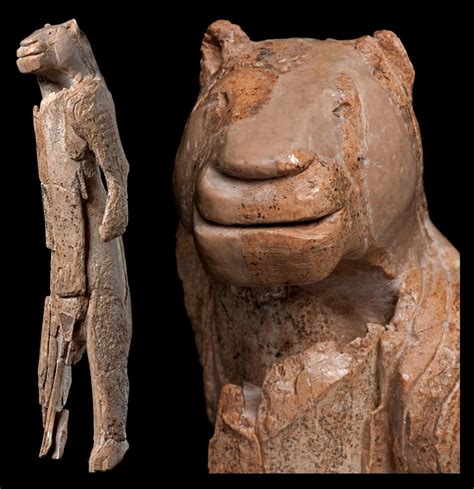Mammoth Ivory Figurine The Lion Man Upper Paleolithic Period