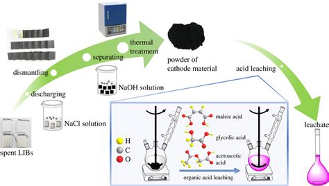 Scheme Of The Pretreatment And Acid Leaching Process In The Experiment Download Scientific