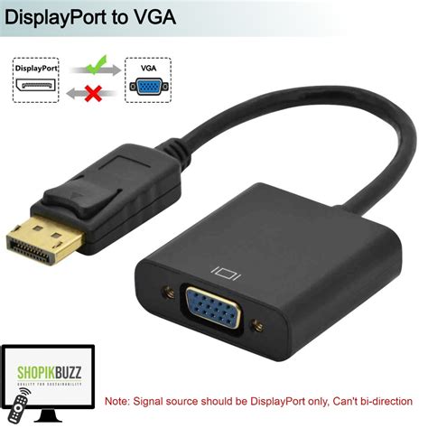 3ft 1m Displayport To Vga Cable Active Displayport To Vga 41 Off