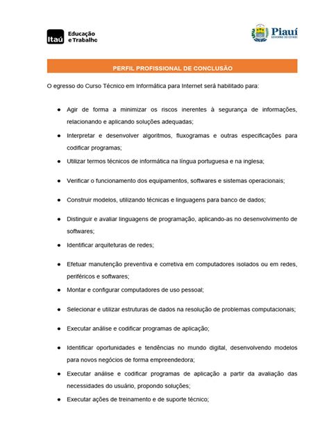 Informática Para Internet Vi Etapa Lógica E Linguagens De Programação Pdf Programas