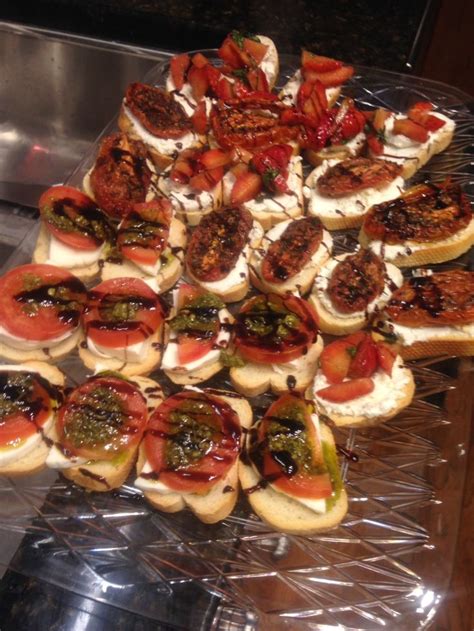 Assorted Crostini Display