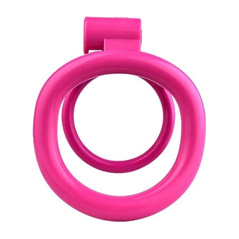 Double Rings Male Chastity Cage Chastity Device Resin Lock Training