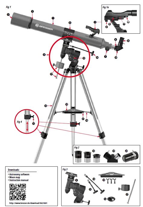 Bresser 9621801 Space Explorer 90 900 Eq Refracting Telescope