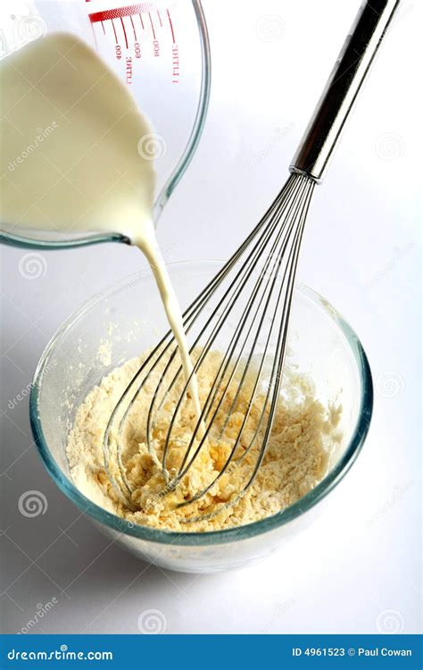 Mixing Batter Stock Image Image Of Whisk Cooking Pudding 4961523