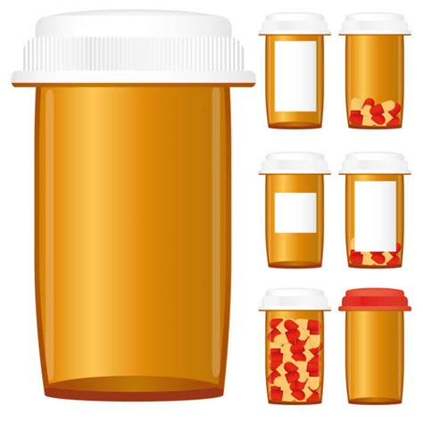 Empty Pill Bottle Illustrations Royalty Free Vector Graphics And Clip