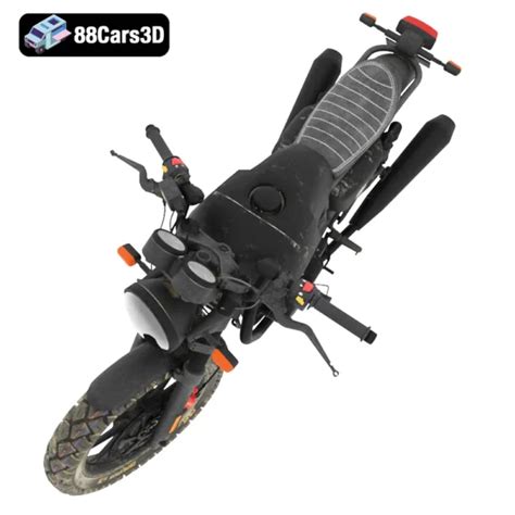 Royal Enfield Continental Gt 650 3d Model Classic Café Racer 3d