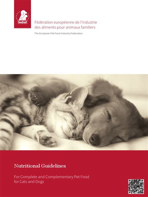 Fediaf Nutritional Guidelines 2017 Pdf Nutrition Diet And Nutrition