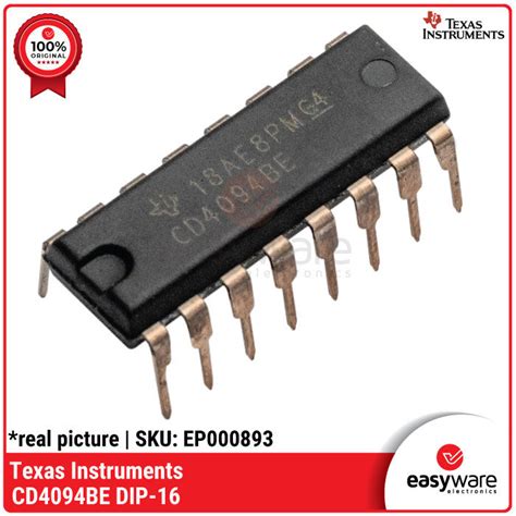 Cd4094be Dip 16 Ic 4094 Cd4094 Be Dip16 Original Ic Logic Shifting Register Lazada Indonesia