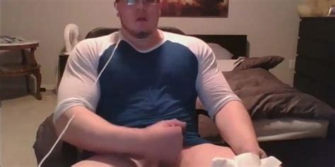 Muscle Nerd Jerk Off Cum