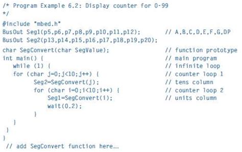 ARM Design On The Mbed Integrated Development Environment Part Program Design And Structure