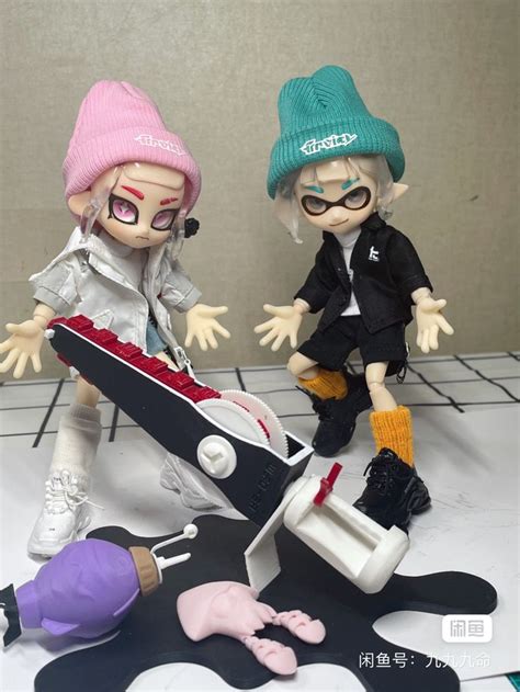 Splatoon Bjd Custom Beanie Splatoon Splatoon Figures Monster Dolls