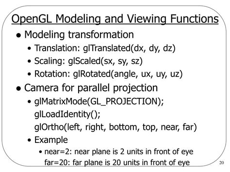 Ppt Opengl Computer Graphics Powerpoint Presentation Free Download