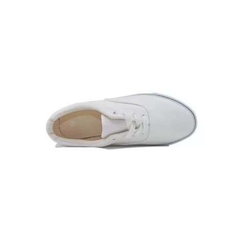 White Tennis Shoes Canvas Roadtek